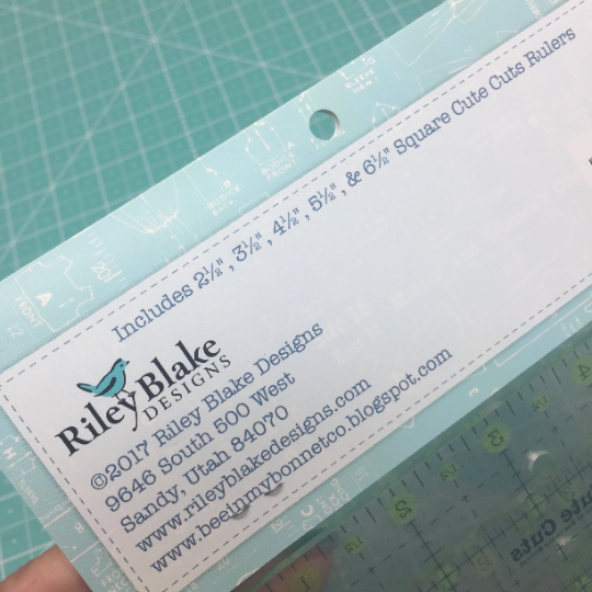 Cute Cuts Rulers - Square Set of 5 – Bee In My Bonnet